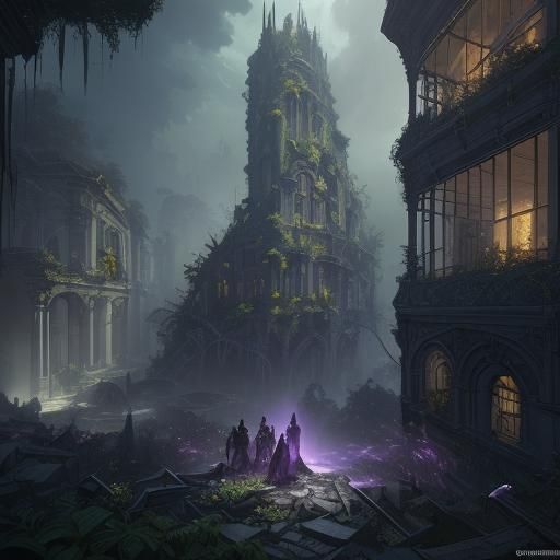 surviving in a doomed world - AI Generated Artwork - NightCafe Creator