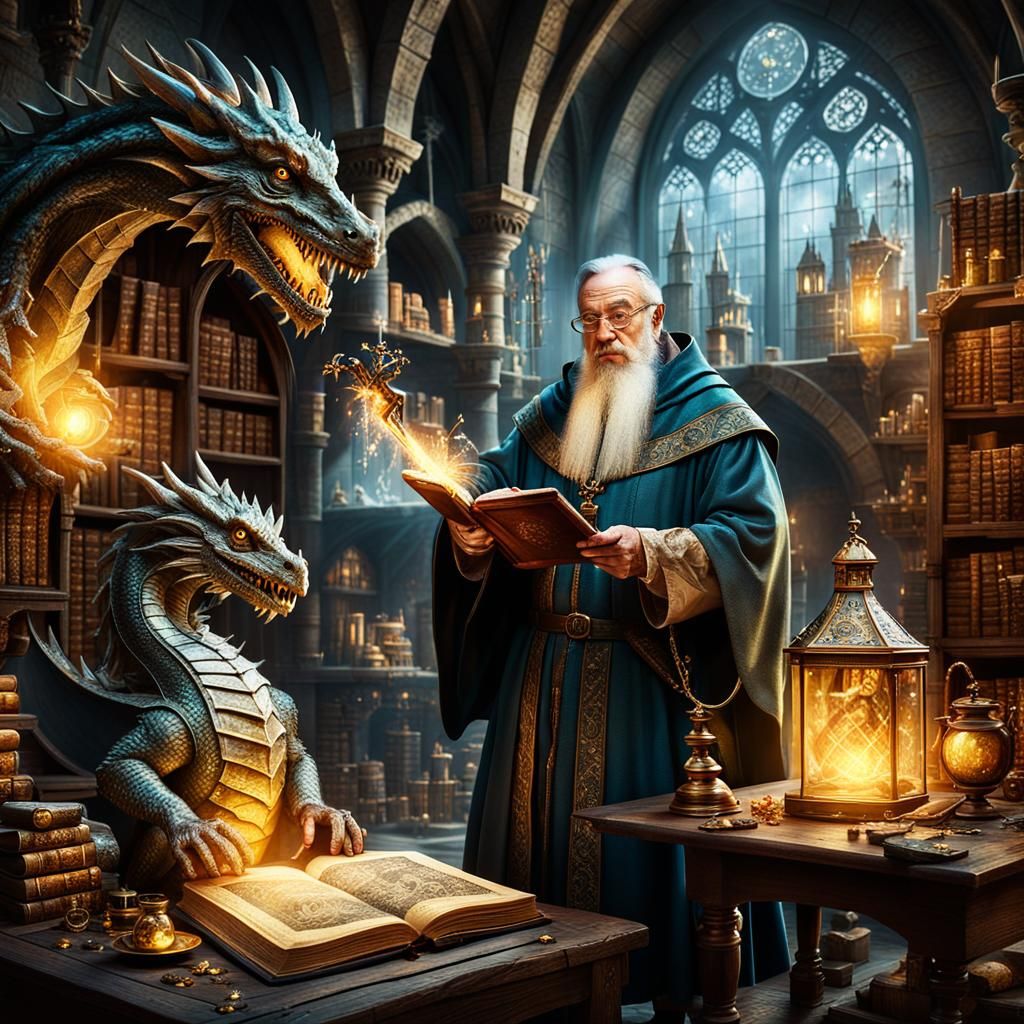 Medieval Magic Lair - AI Generated Artwork - NightCafe Creator