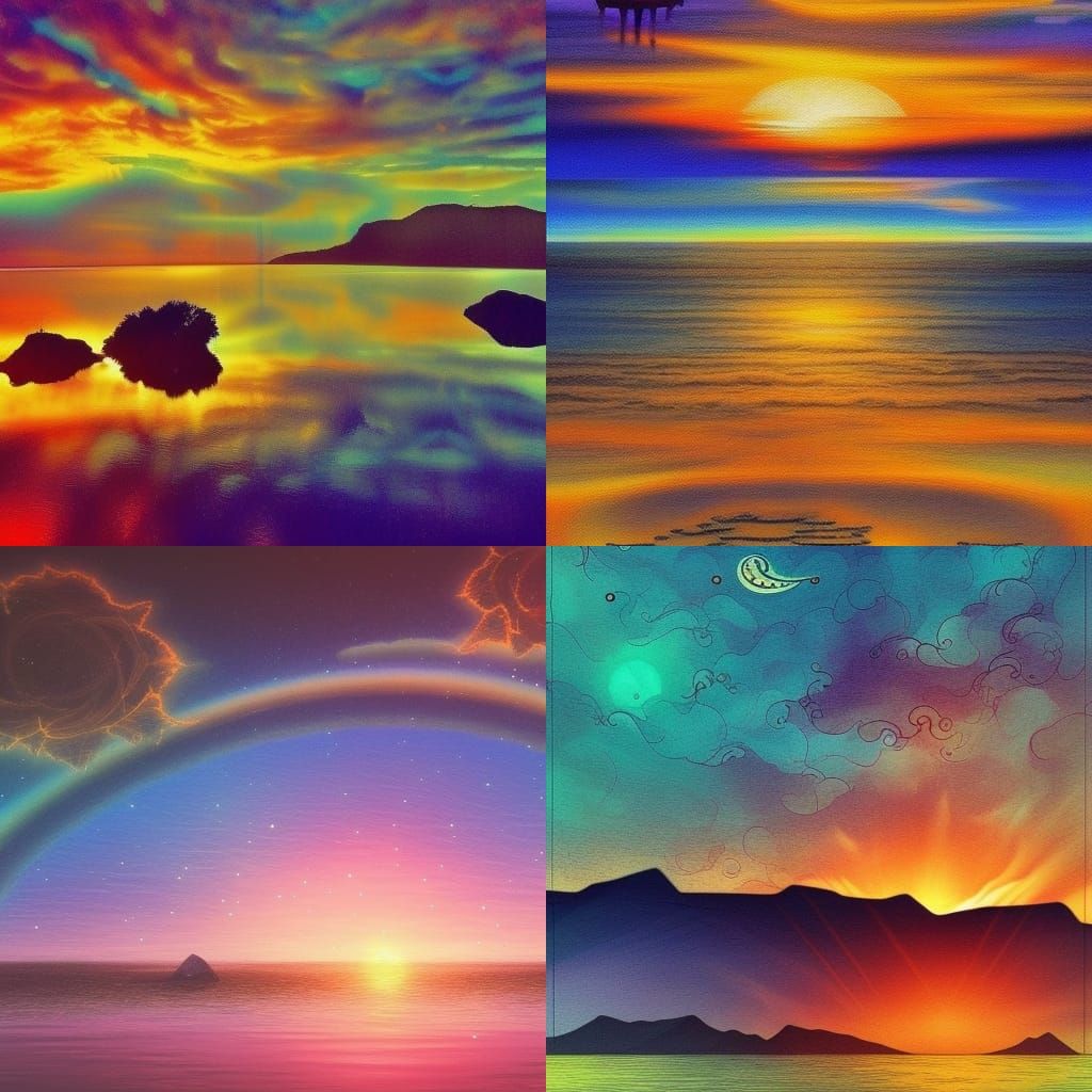 Nothin' Like A Beautiful Sunset, Eh? - AI Generated Artwork - NightCafe ...