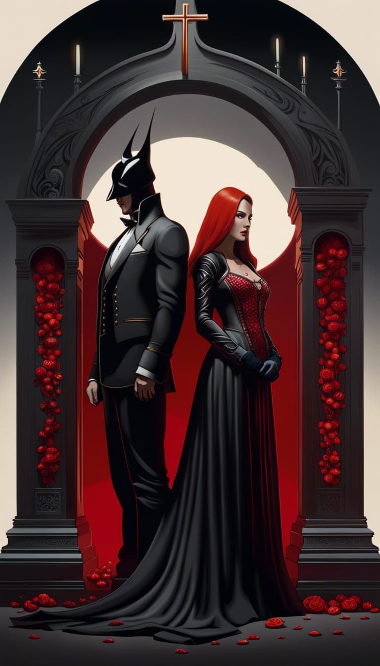 How A Goth Couple Shows Affection - AI Generated Artwork - NightCafe ...