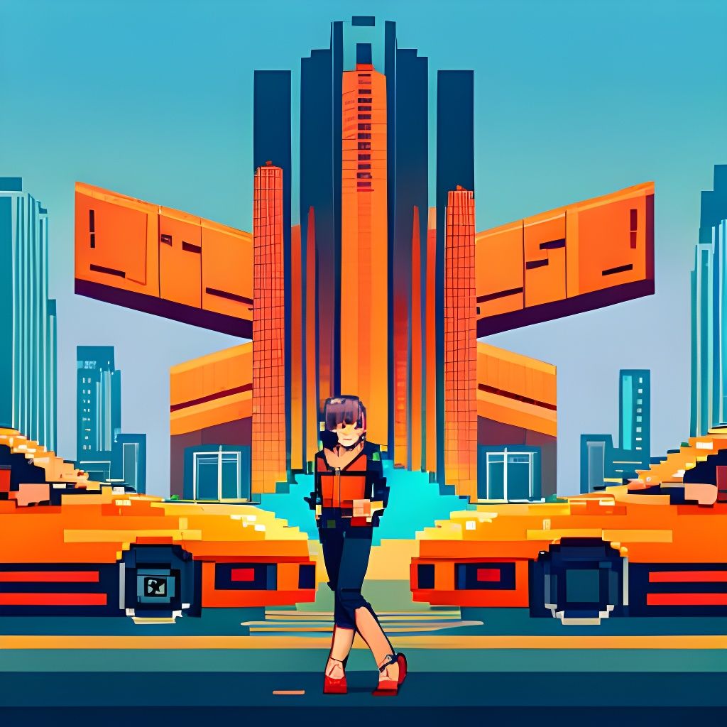 GTA pixel art style - AI Generated Artwork - NightCafe Creator