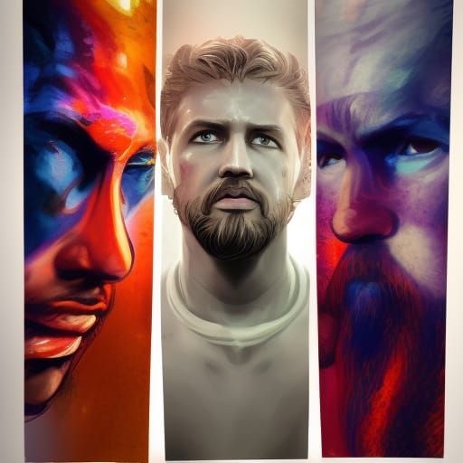 A Holy Trinity - AI Generated Artwork - NightCafe Creator