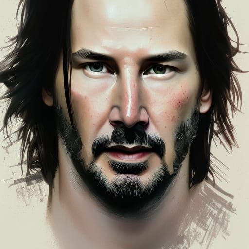 Keanu Reeves - AI Generated Artwork - NightCafe Creator