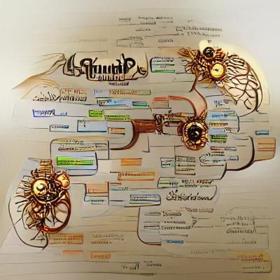 Elegant Mindmap - AI Generated Artwork - NightCafe Creator