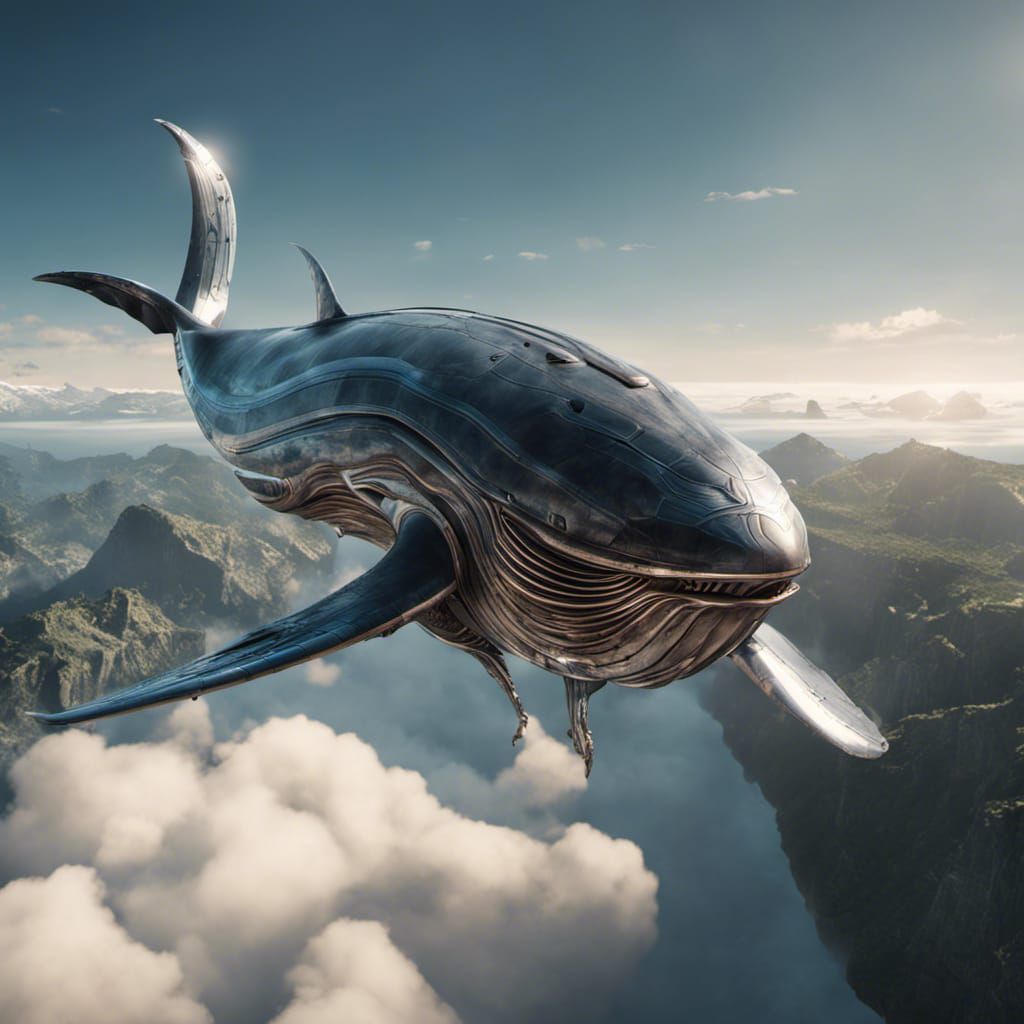 Mecha-Whale - AI Generated Artwork - NightCafe Creator