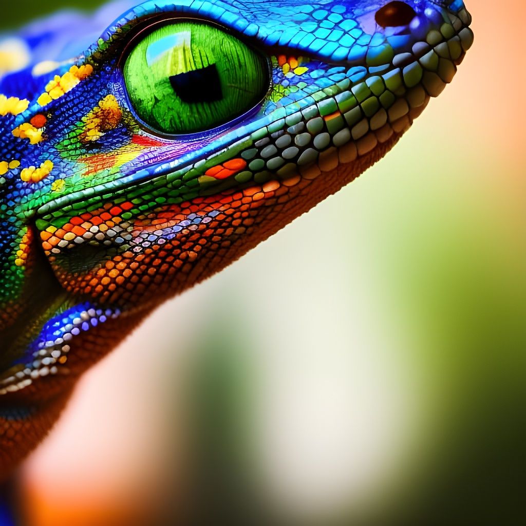 Lizard - AI Generated Artwork - NightCafe Creator