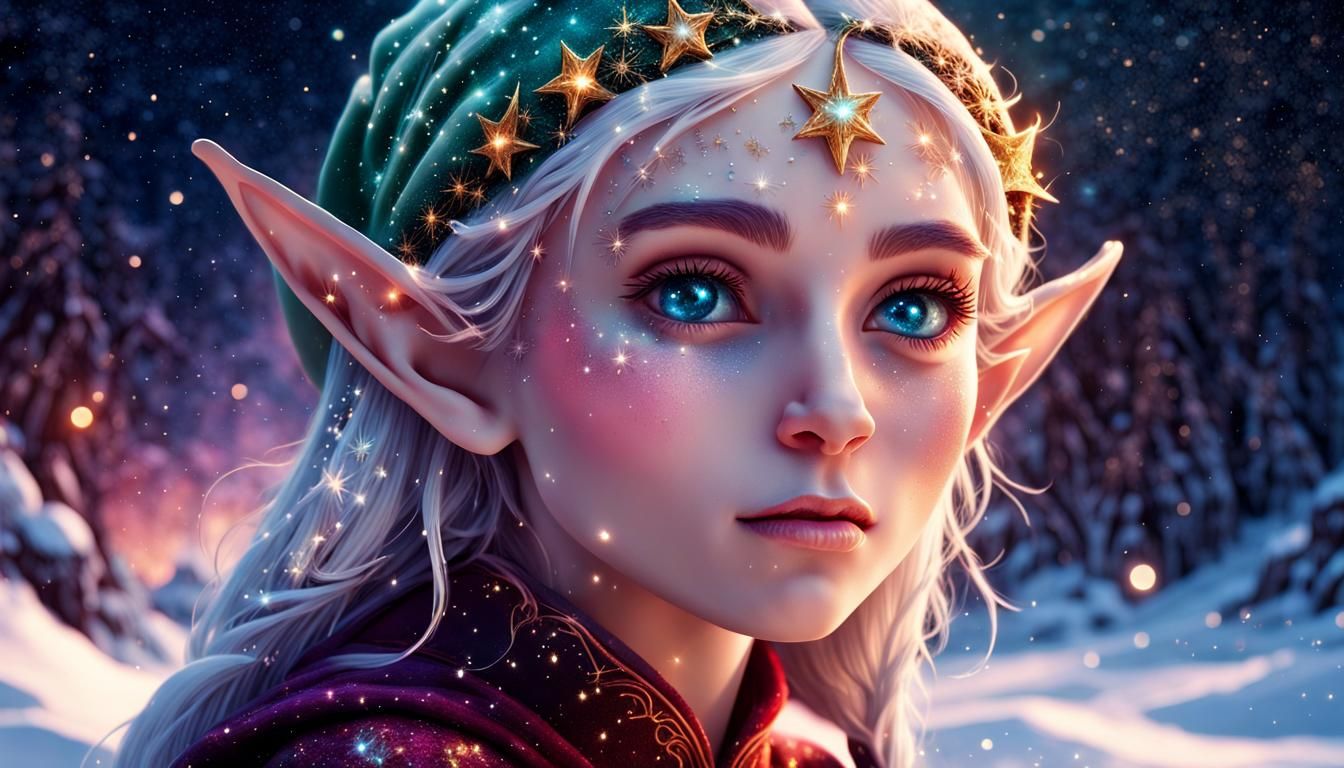 Elf Portrait - AI Generated Artwork - NightCafe Creator