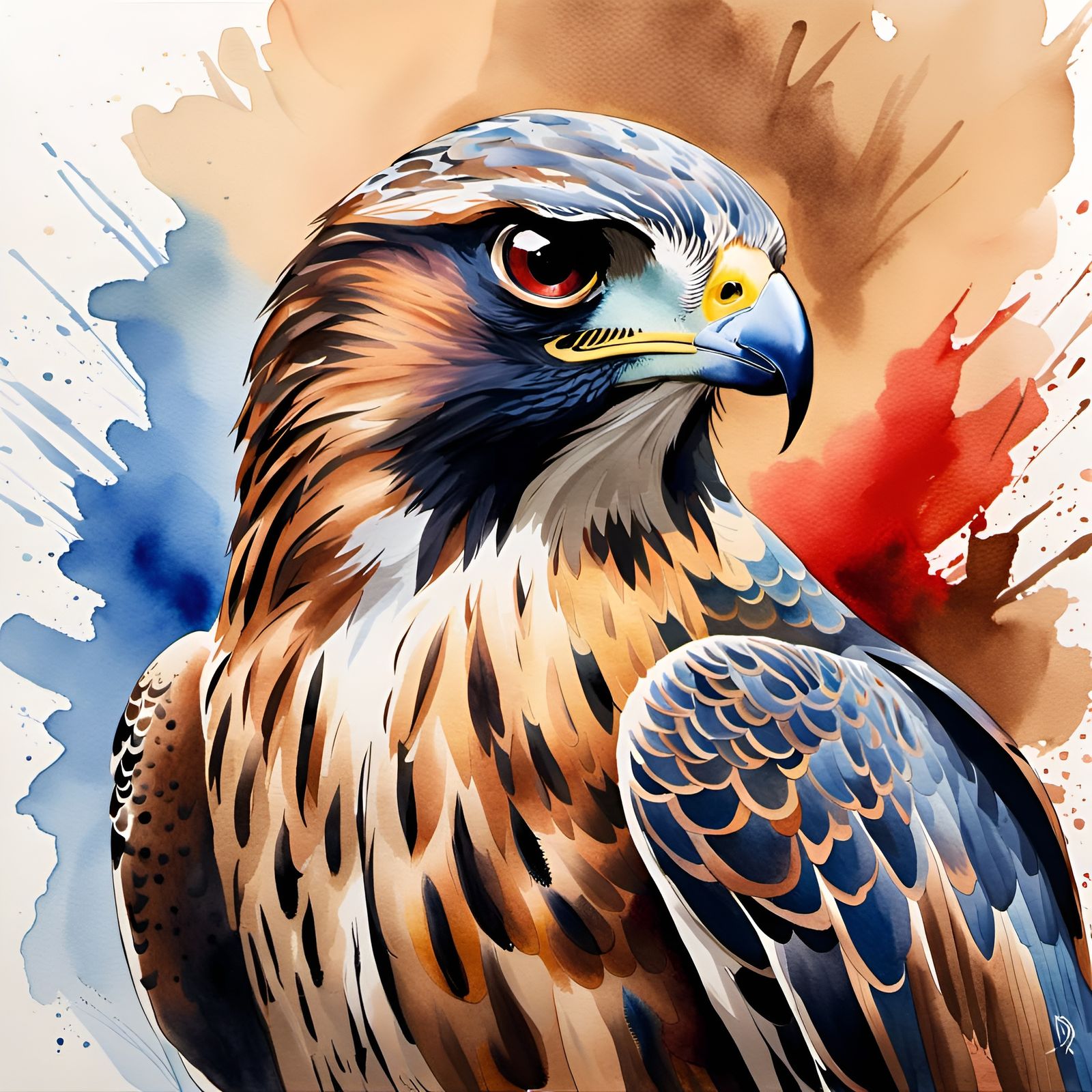 falcon - AI Generated Artwork - NightCafe Creator
