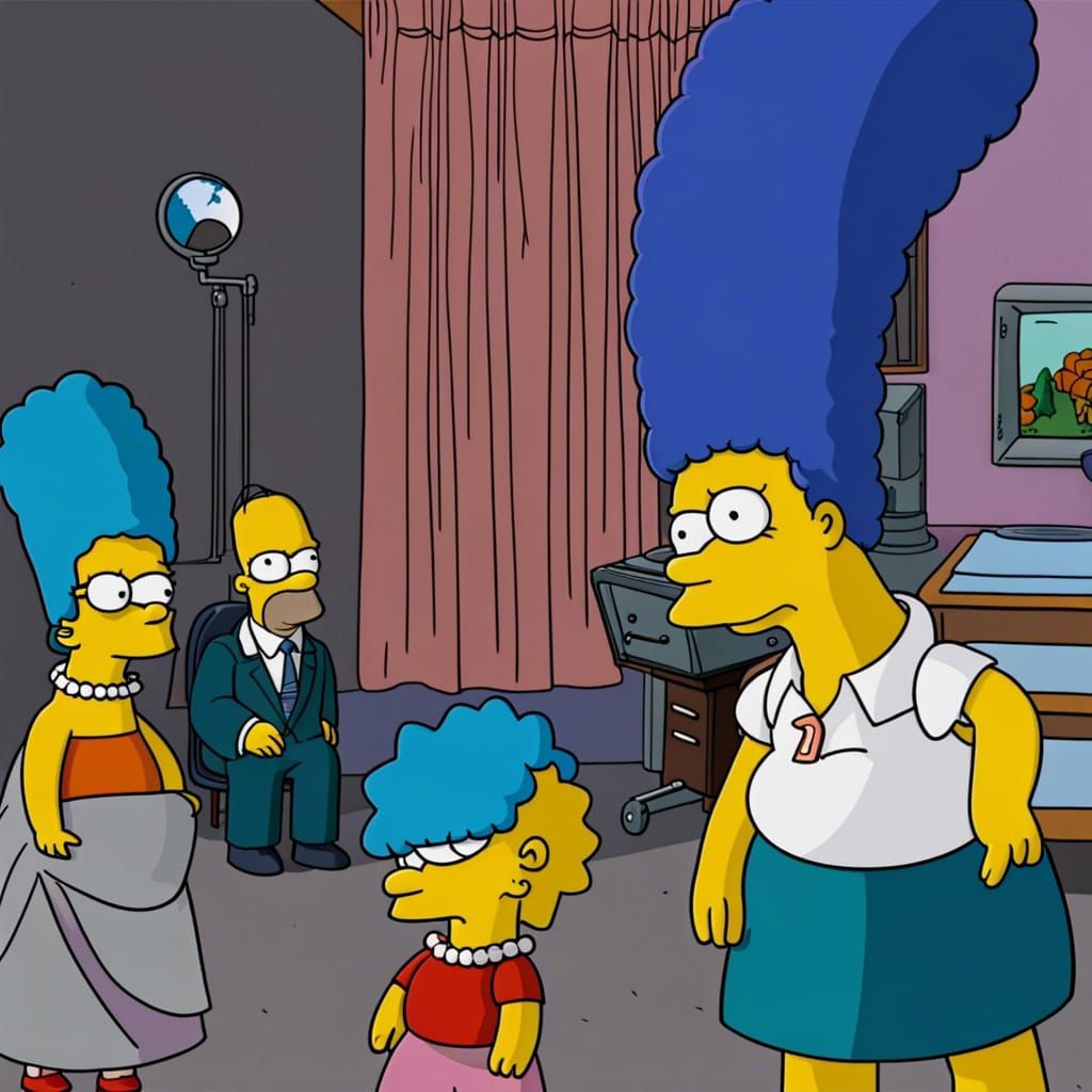 Still from an episode of the Simpsons - AI Generated Artwork ...