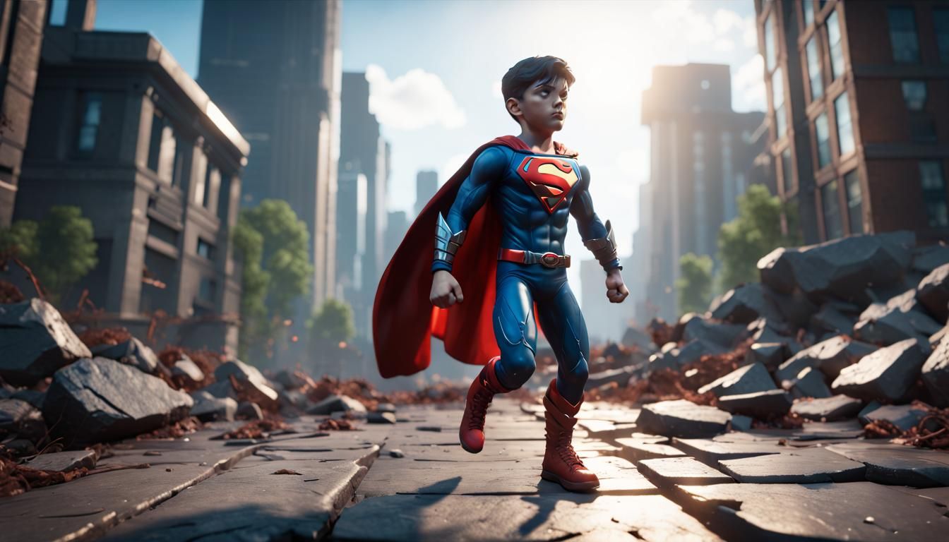 Superboy - AI Generated Artwork - NightCafe Creator