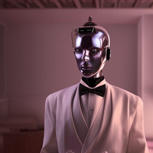 Most Detailed Stunningly Beautiful Technological Advanced Male BUTLER ...