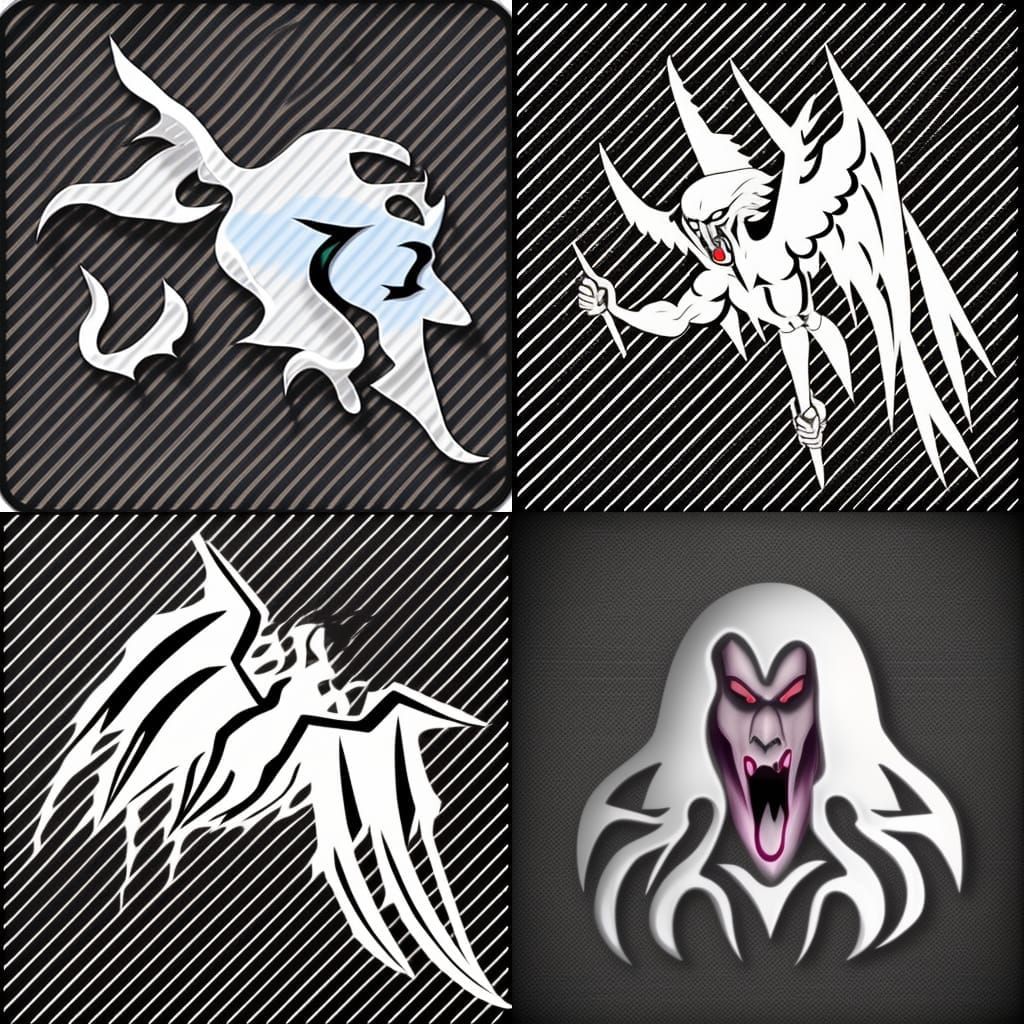 vengeful evil spirit icon - AI Generated Artwork - NightCafe Creator