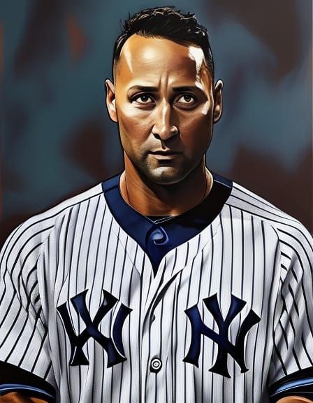 Mr. November, a.k.a. Derek Jeter - AI Generated Artwork - NightCafe Creator