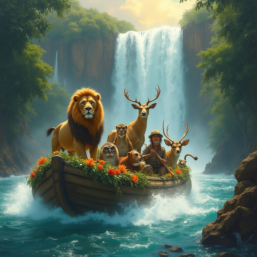 Wrong Outcomes🤣 - Daring Animals Plunge Down a Waterfall i...