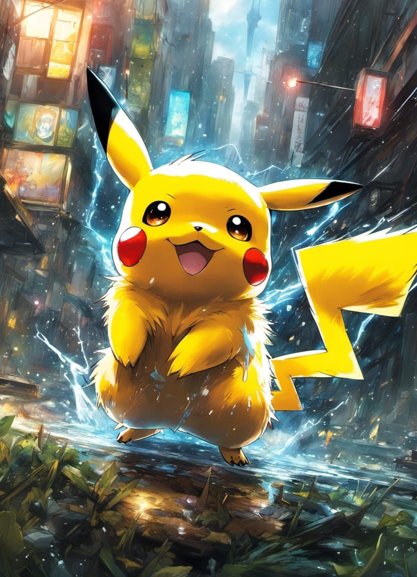 Pikachu - AI Generated Artwork - NightCafe Creator