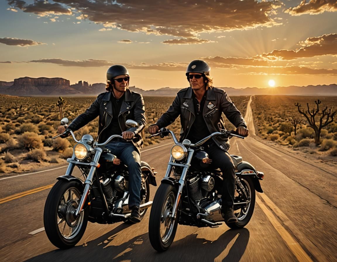 Easy Riders - AI Generated Artwork - NightCafe Creator