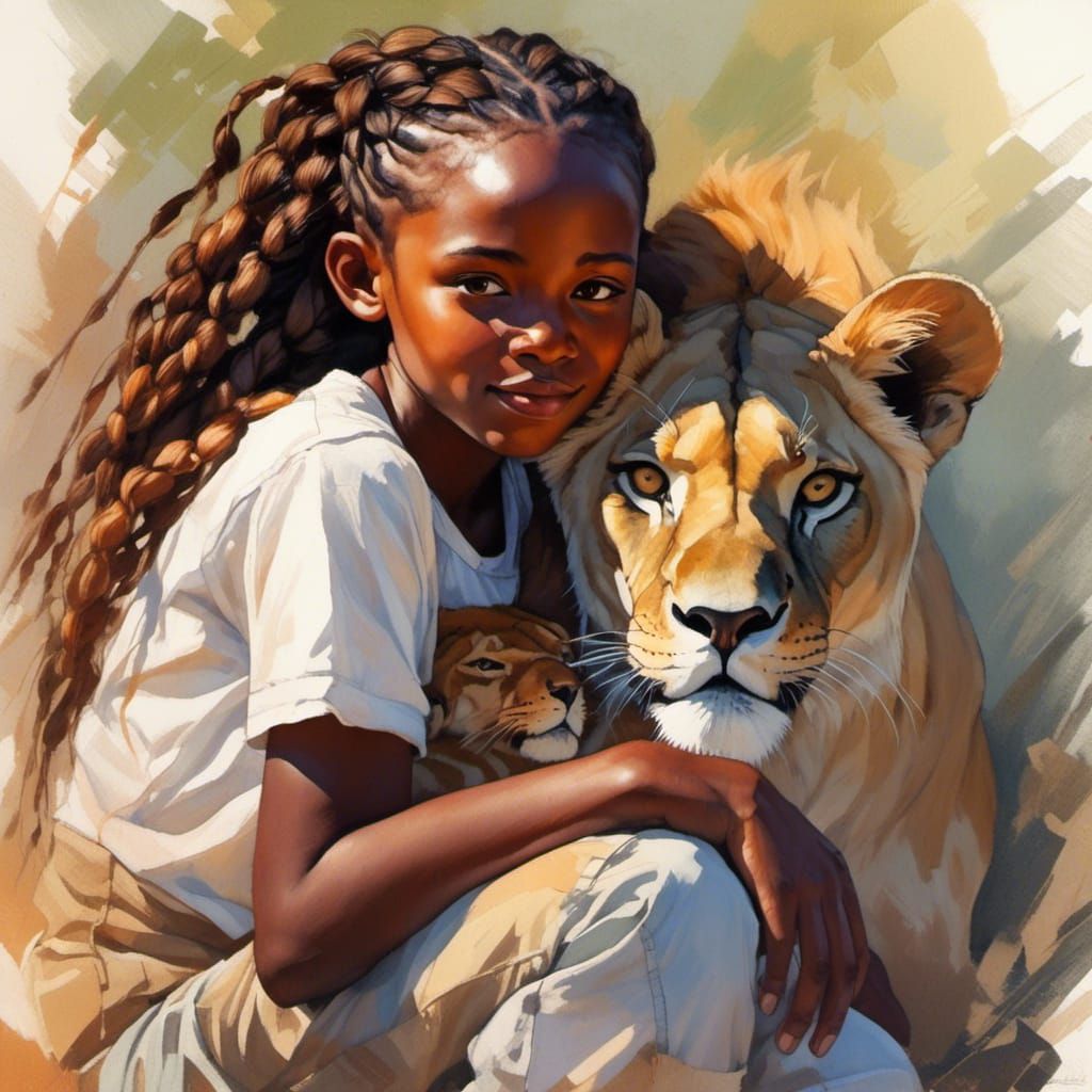 Strength in Gentleness - AI Generated Artwork - NightCafe Creator