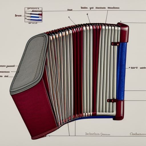 Accordion Schematic - AI Generated Artwork - NightCafe Creator