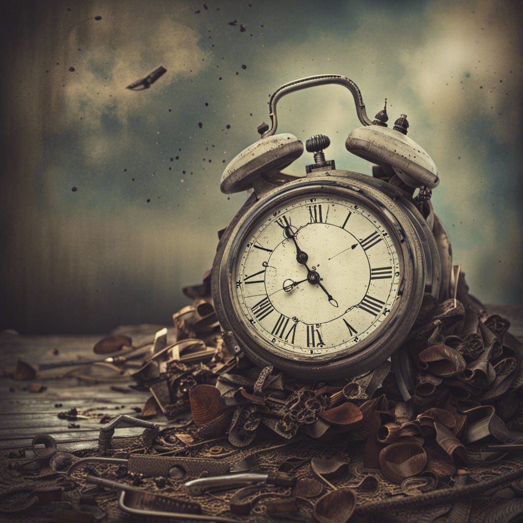 Time has stopped before us - AI Generated Artwork - NightCafe Creator