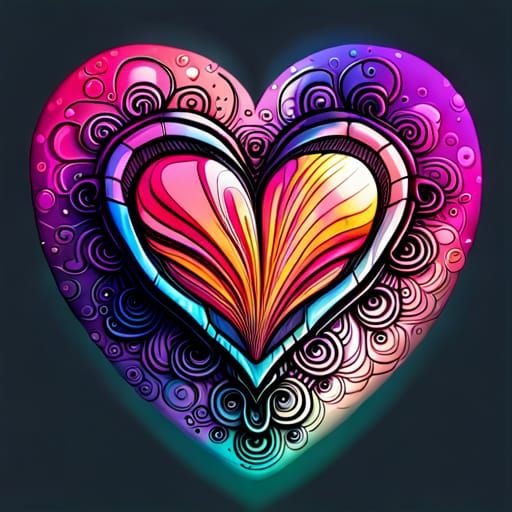 Hyper Heart 2 - AI Generated Artwork - NightCafe Creator