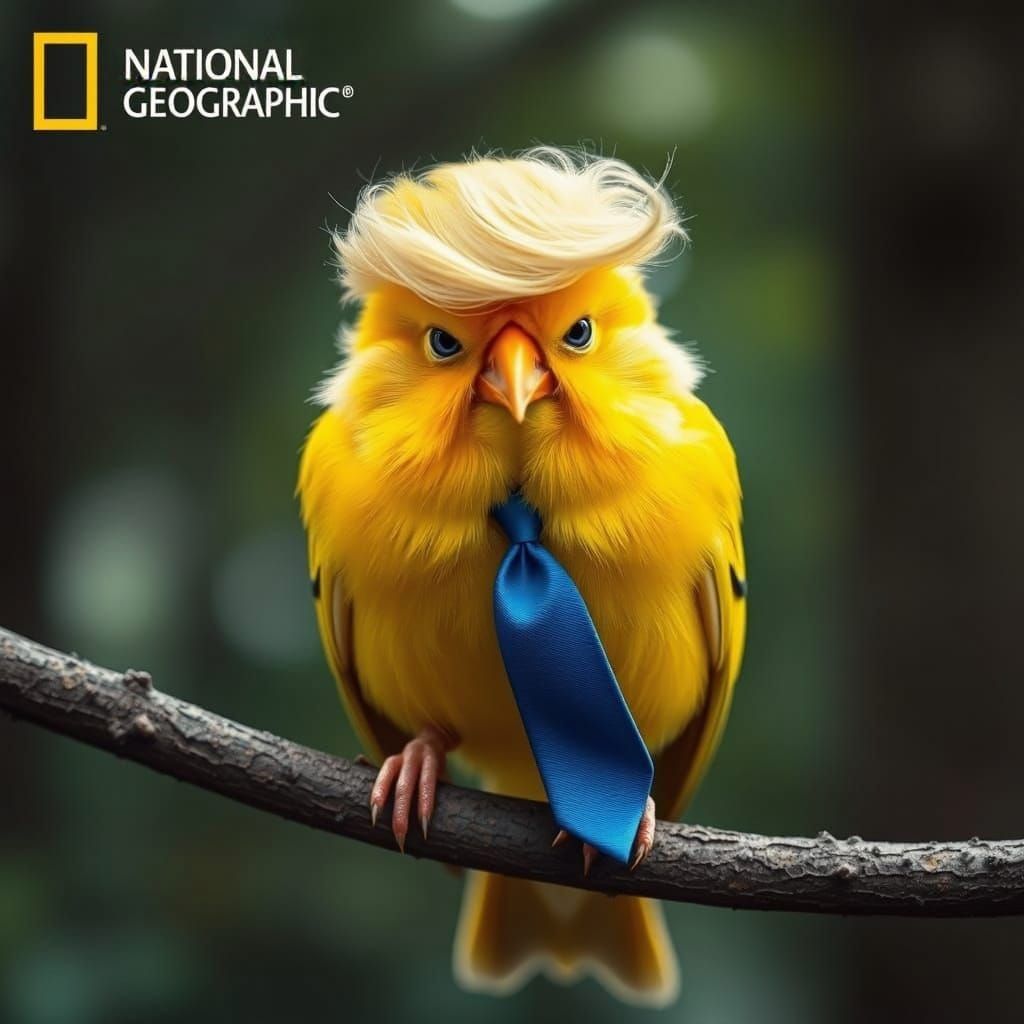 New Species Discovered: Trump Bird - Genus Avian Presidentialus