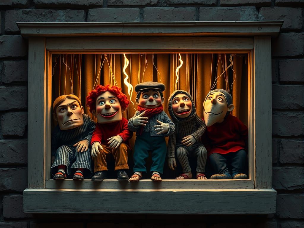 Confused Puppets Window Boxes - Confused Puppets Window Boxe...