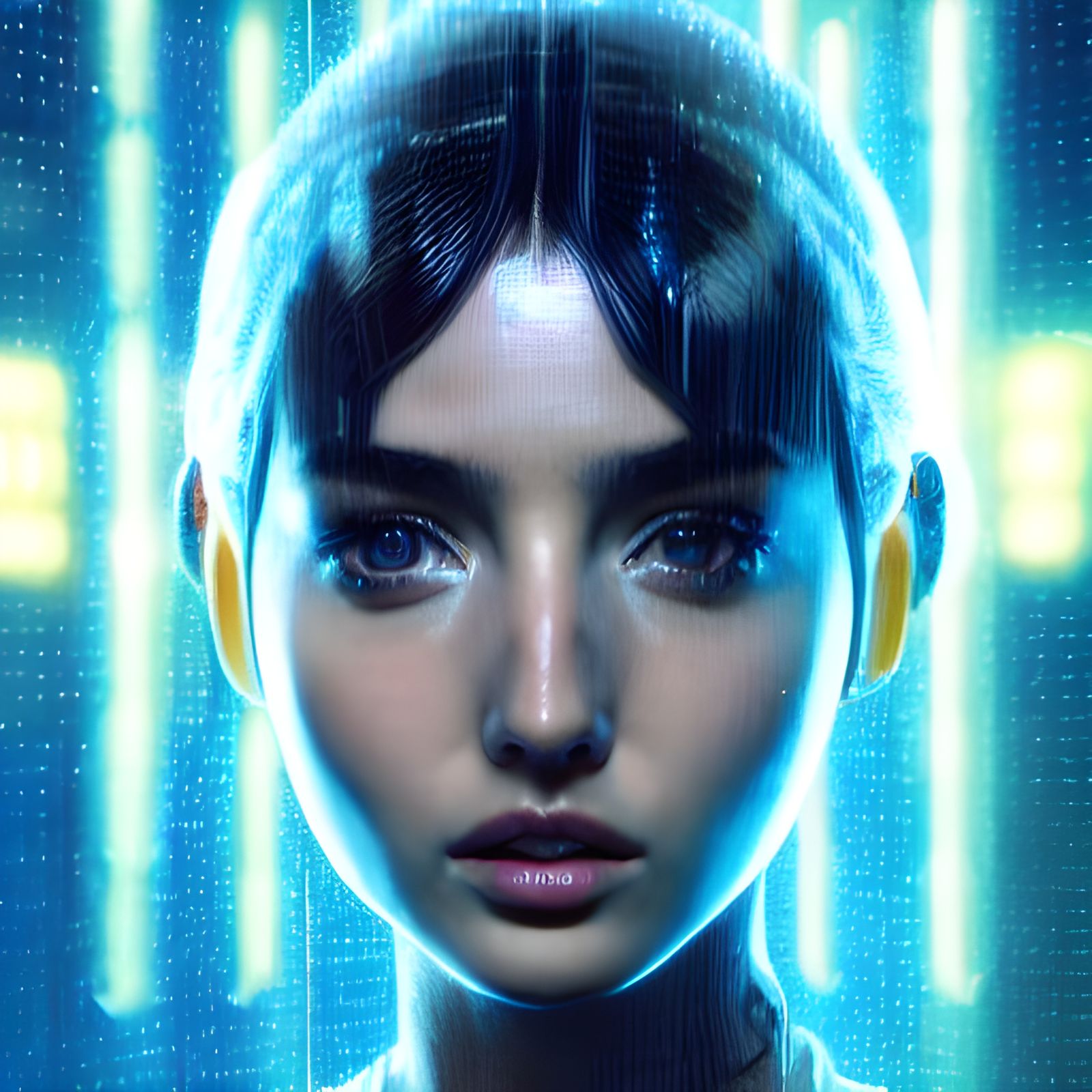 Ana de Armas as Joi Blade Runner 2049 - AI Generated Artwork - NightCafe Creator