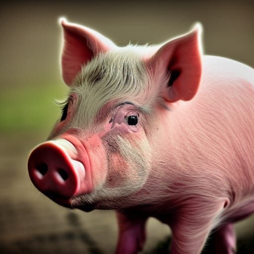 Pig 3 - AI Generated Artwork - NightCafe Creator