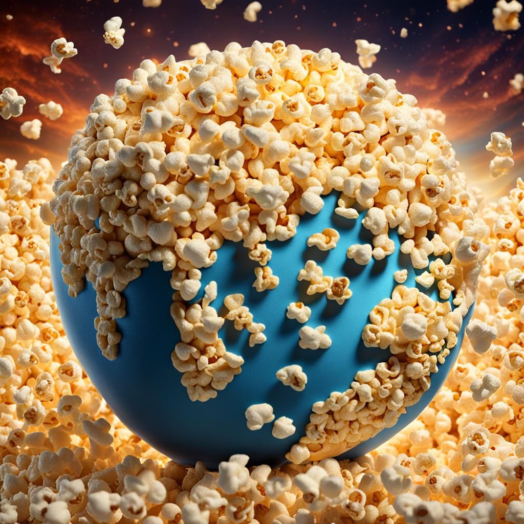 Popcorn world - AI Generated Artwork - NightCafe Creator
