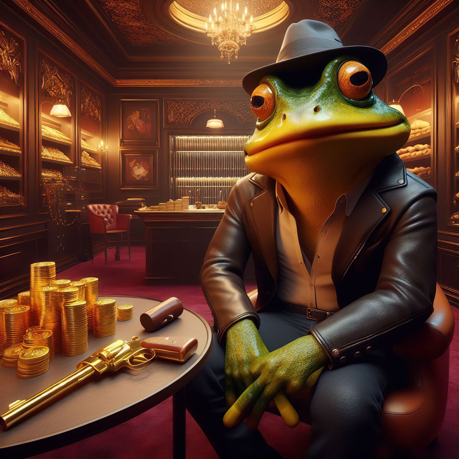 Mr. BOSS FROGIE - AI Generated Artwork - NightCafe Creator