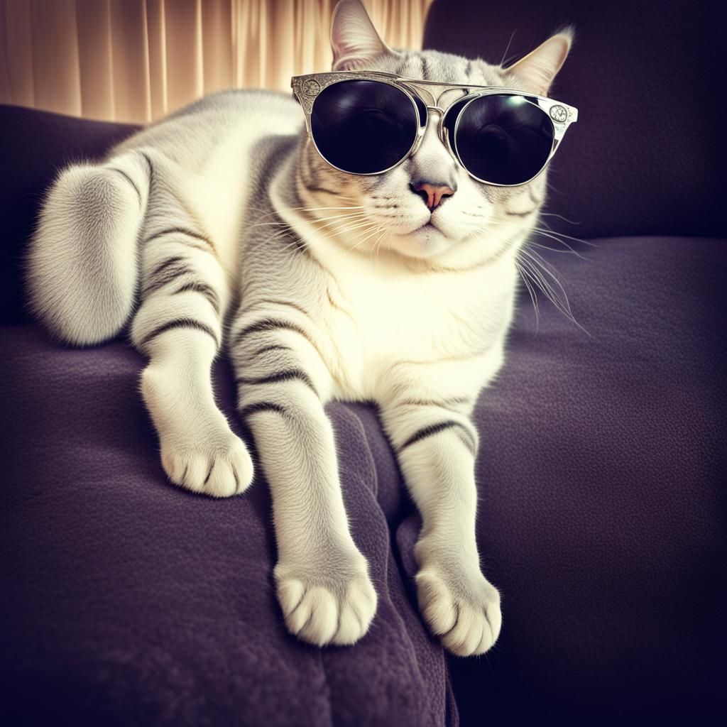 One Cool Cat - AI Generated Artwork - NightCafe Creator