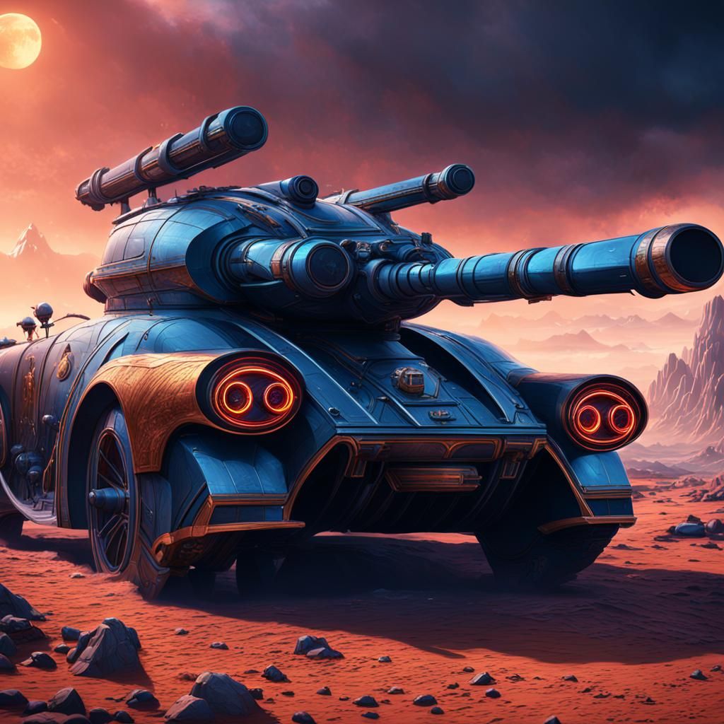 Recon Tank - AI Generated Artwork - NightCafe Creator