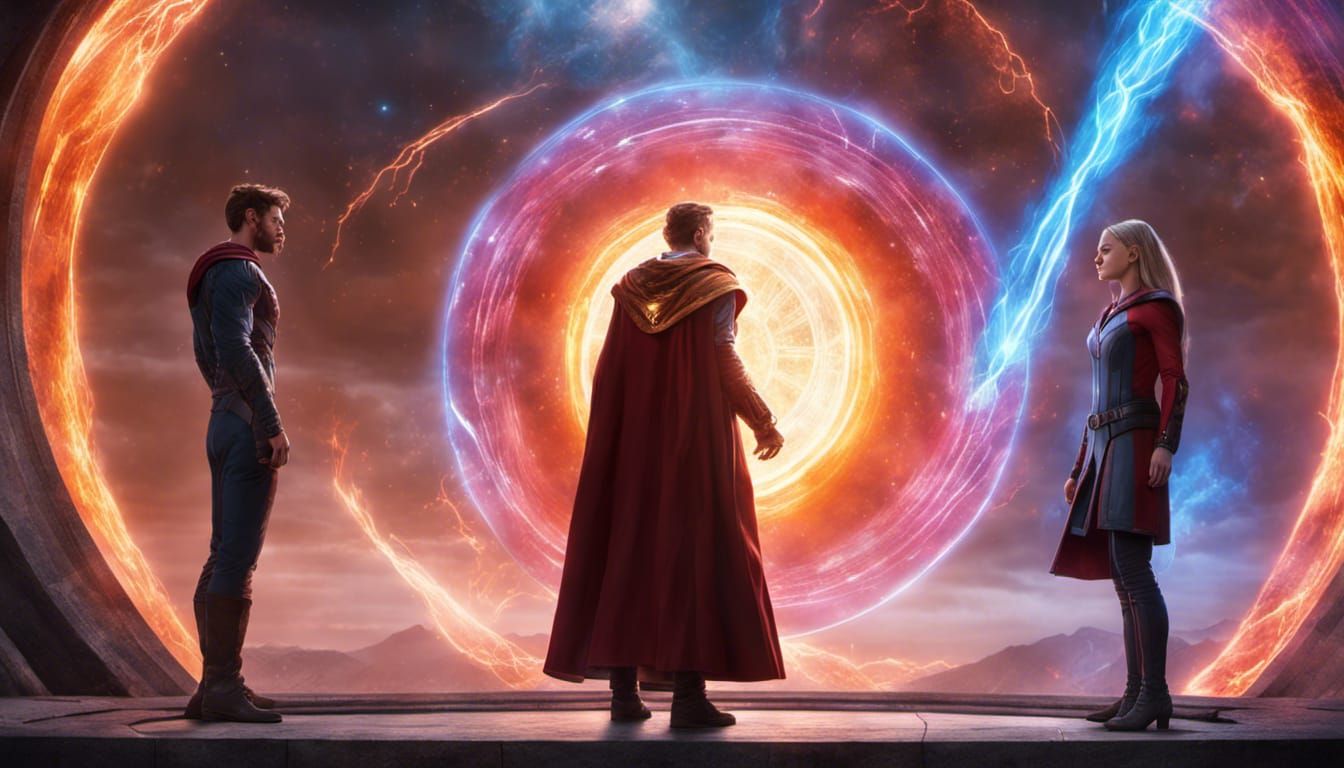 Wizards of the Multiverse, Opening a Portal - AI Generated Artwork ...