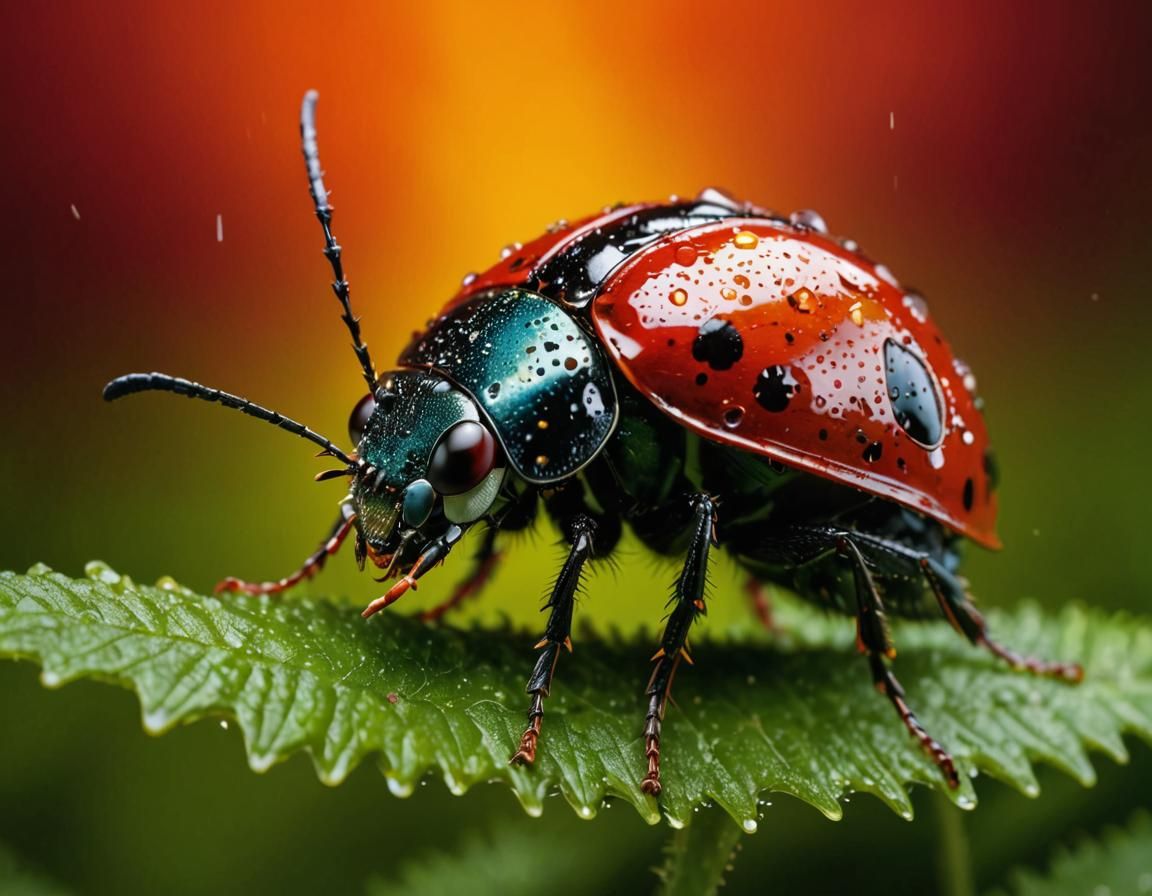 Refreshed Ladybug - AI Generated Artwork - NightCafe Creator