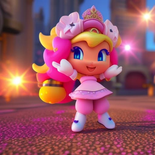 princess peach 6 - AI Generated Artwork - NightCafe Creator