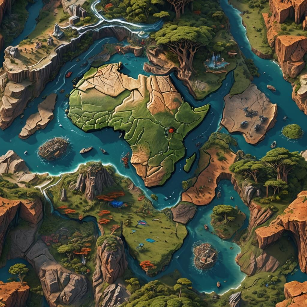 Africa is the second largest continent of the world - AI Generated ...