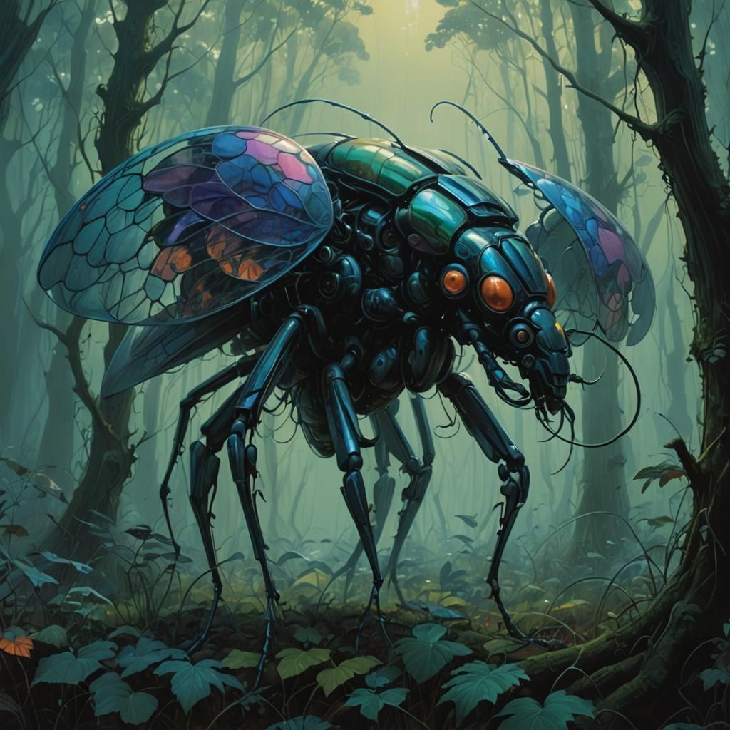 Insectoid - AI Generated Artwork - NightCafe Creator