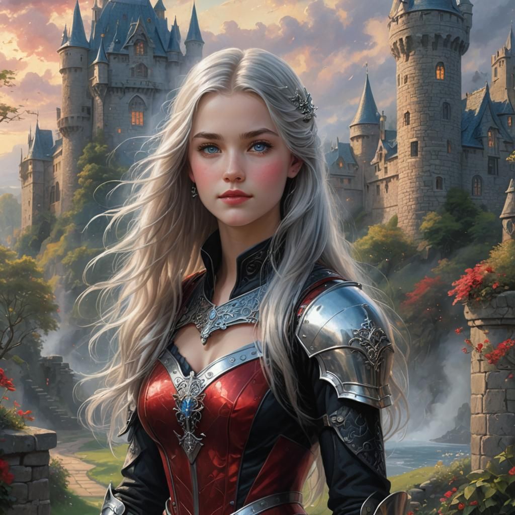 A Targaryen princess in armor. - AI Generated Artwork - NightCafe Creator
