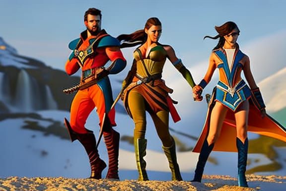 MegaForce: The New Generation - AI Generated Artwork - NightCafe Creator