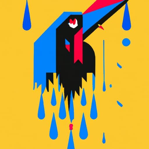 drippy bird - AI Generated Artwork - NightCafe Creator