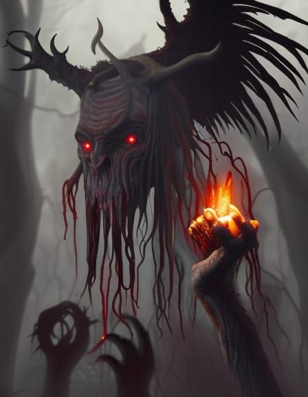 WENDIGO MONSTER 2 - AI Generated Artwork - NightCafe Creator