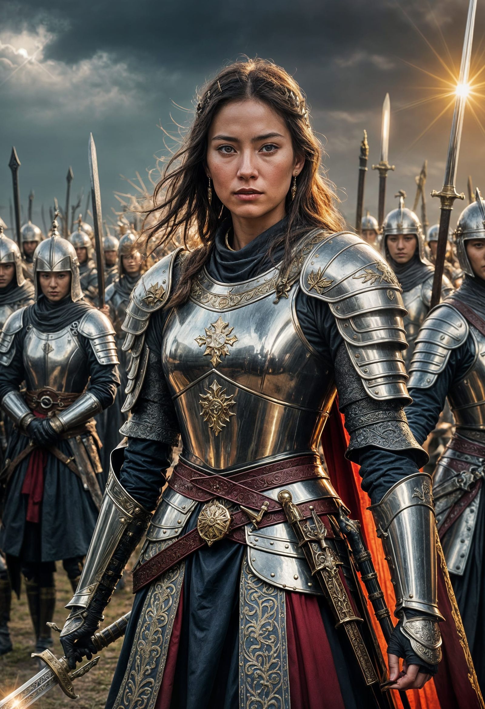 Medieval female oriental knight - Medieval Female Warrior in...