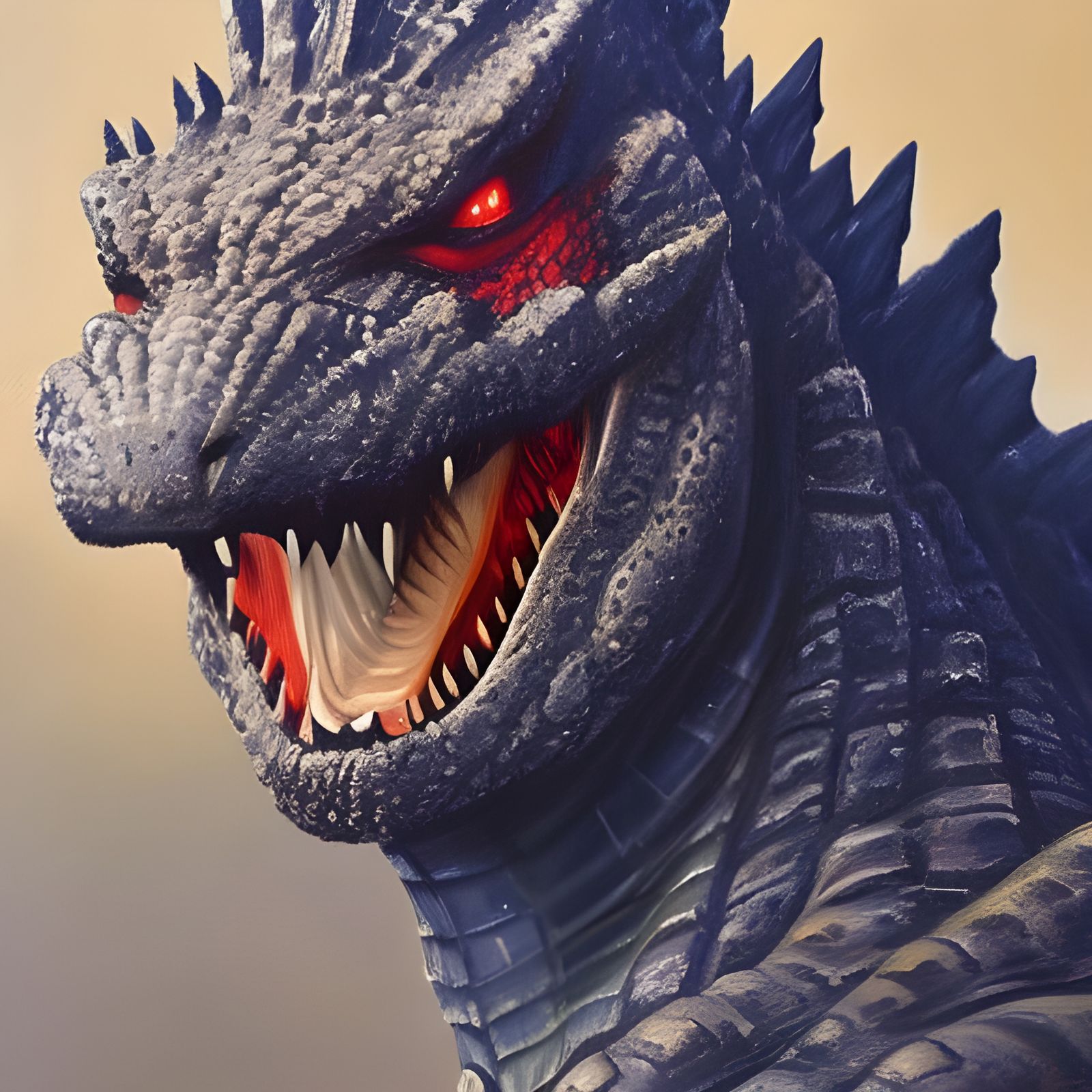 Not Godzilla - AI Generated Artwork - NightCafe Creator