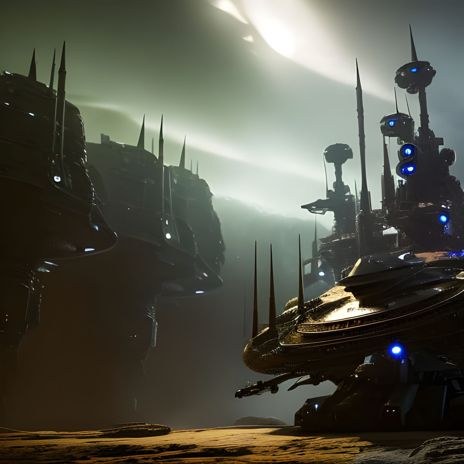 alien invasion - AI Generated Artwork - NightCafe Creator