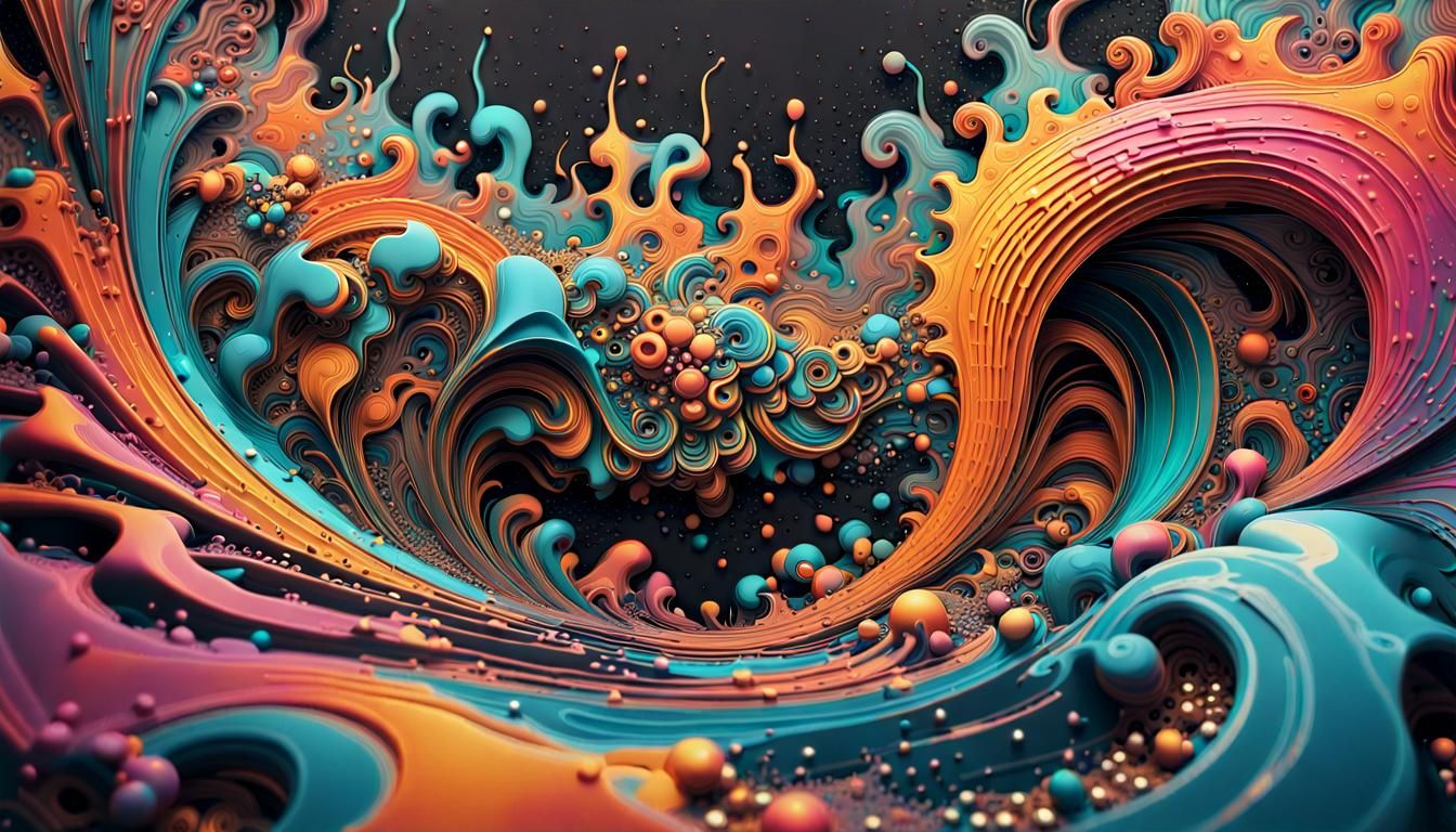 Lightwaves - extra sensory perception - AI Generated Artwork ...