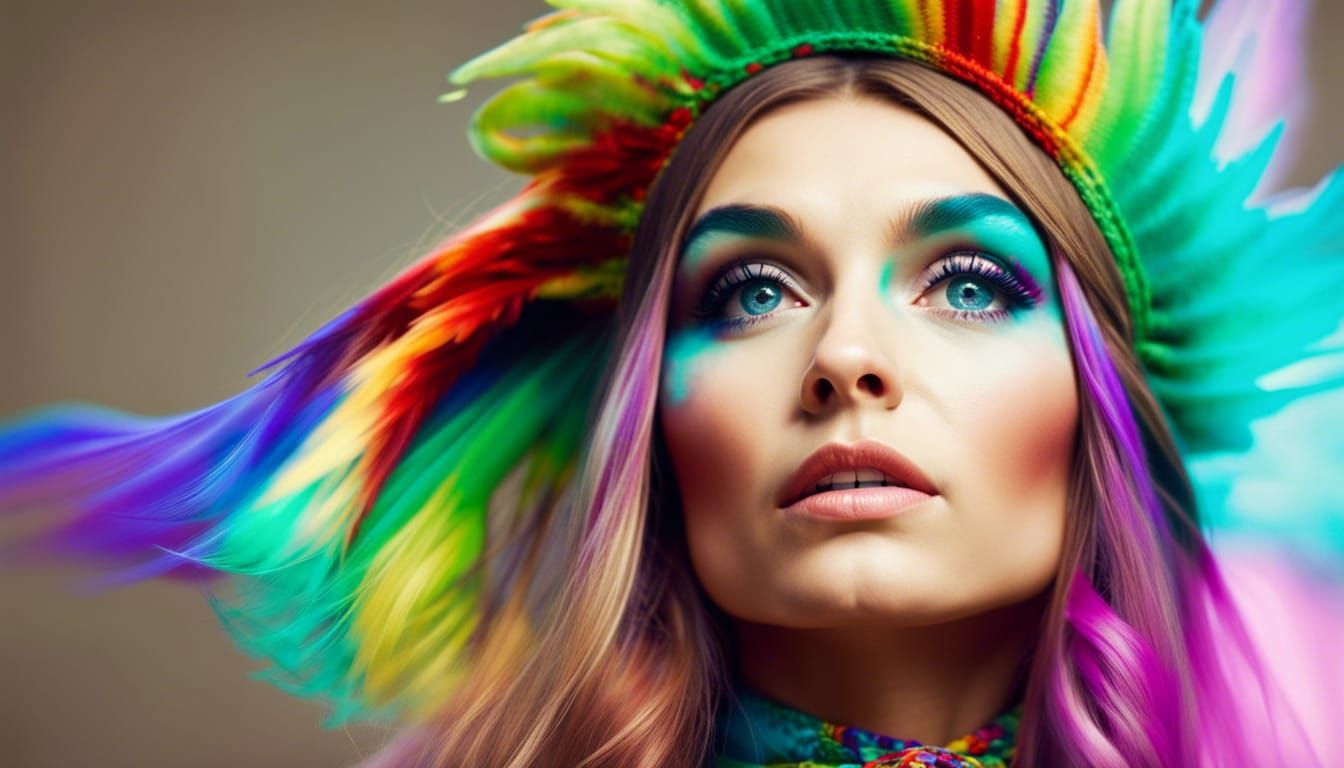 Hippie Chick Ai Generated Artwork Nightcafe Creator