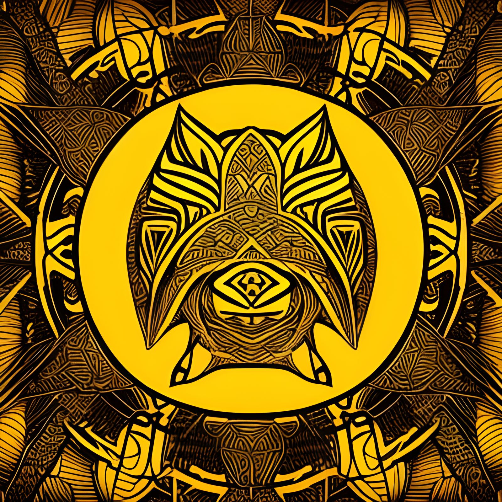 Maya psychedelic mandala - AI Generated Artwork - NightCafe Creator