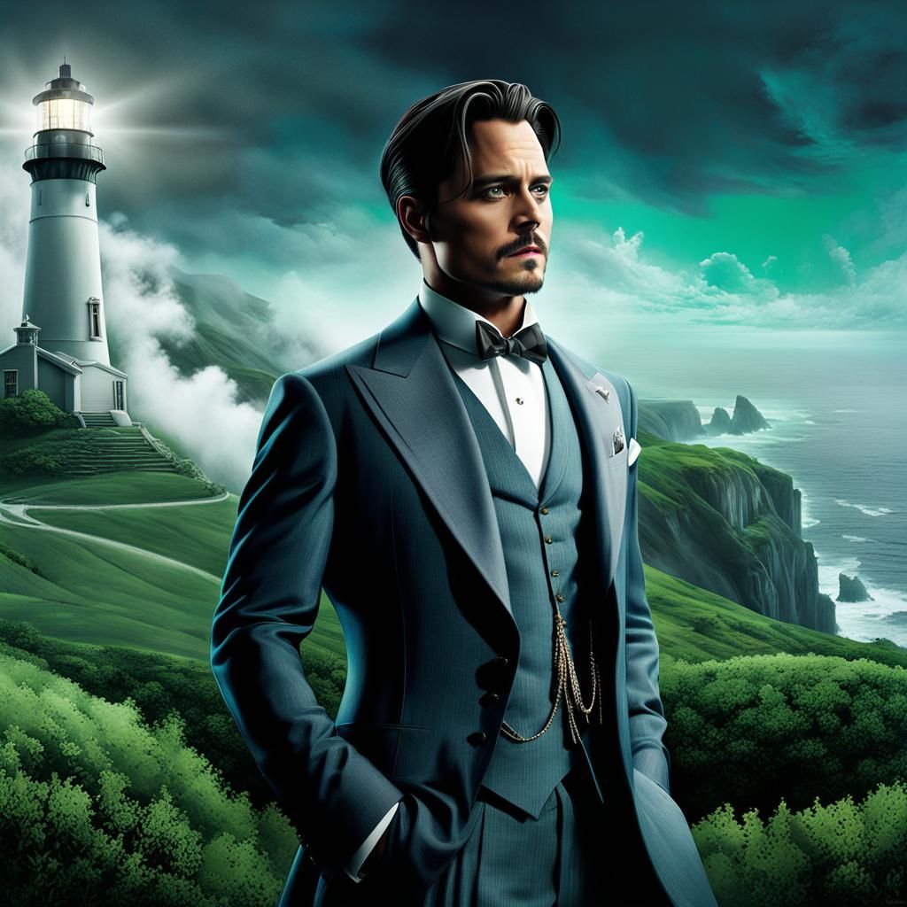 Johnny Depp as Jay Gatsby - AI Generated Artwork - NightCafe Creator