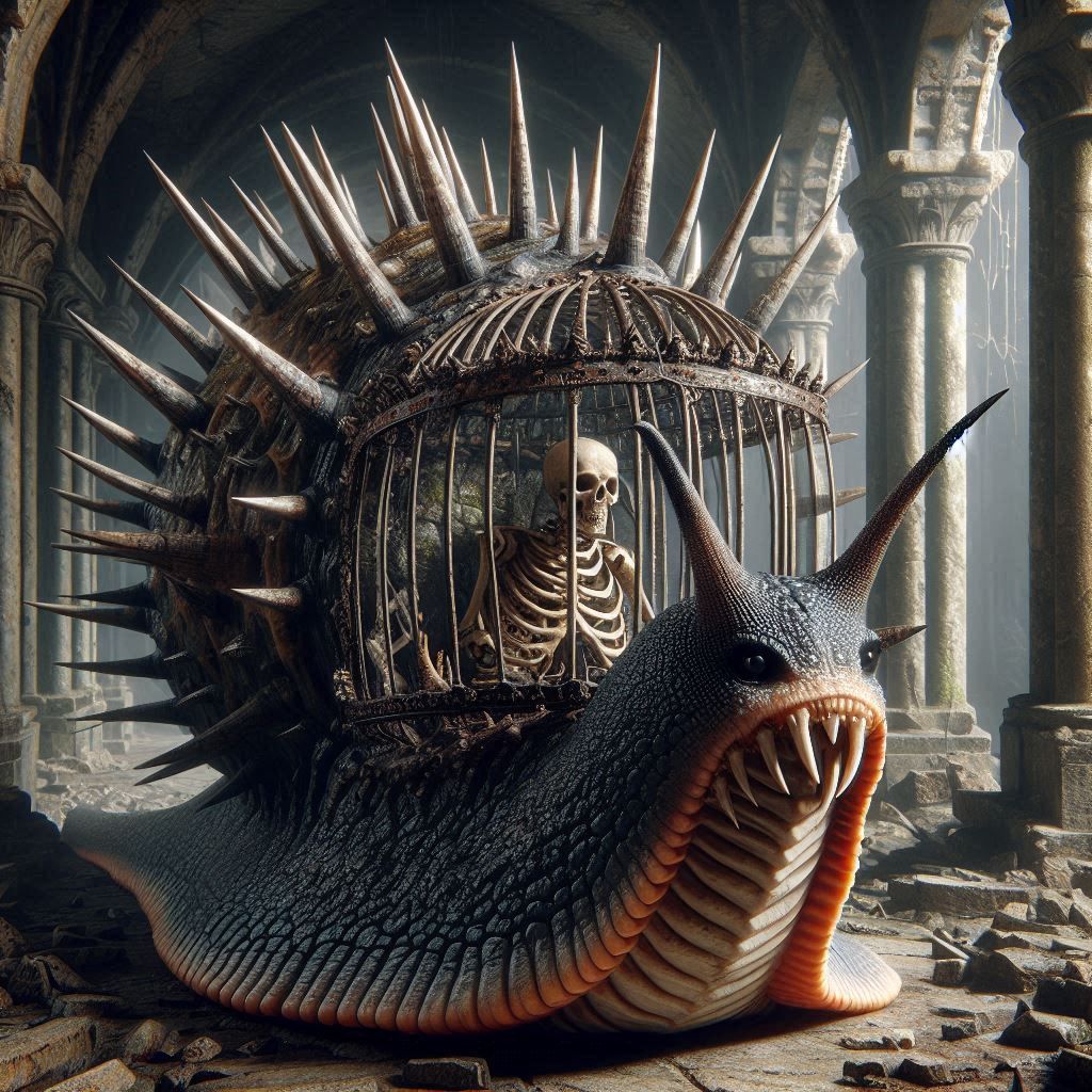 A Jail Snail - AI Generated Artwork - NightCafe Creator