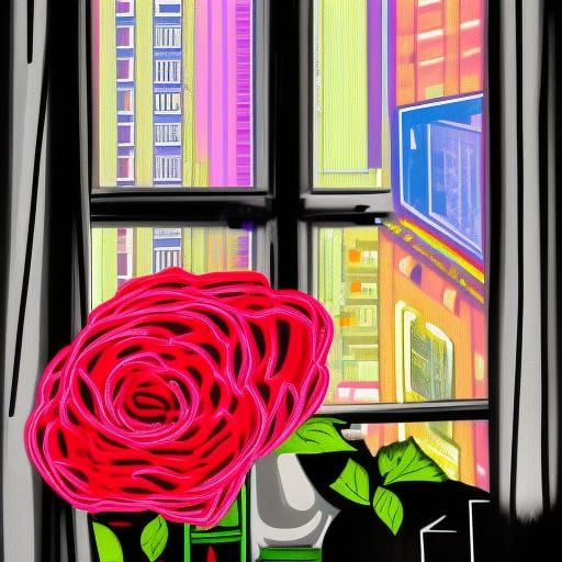 Window Watcher - AI Generated Artwork - NightCafe Creator